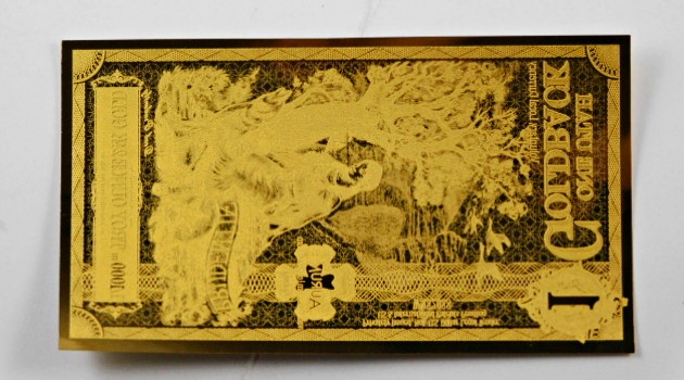 1 Utah Goldback*1/1000th Troy Ounces of 24K Gold*For Circulation in ...