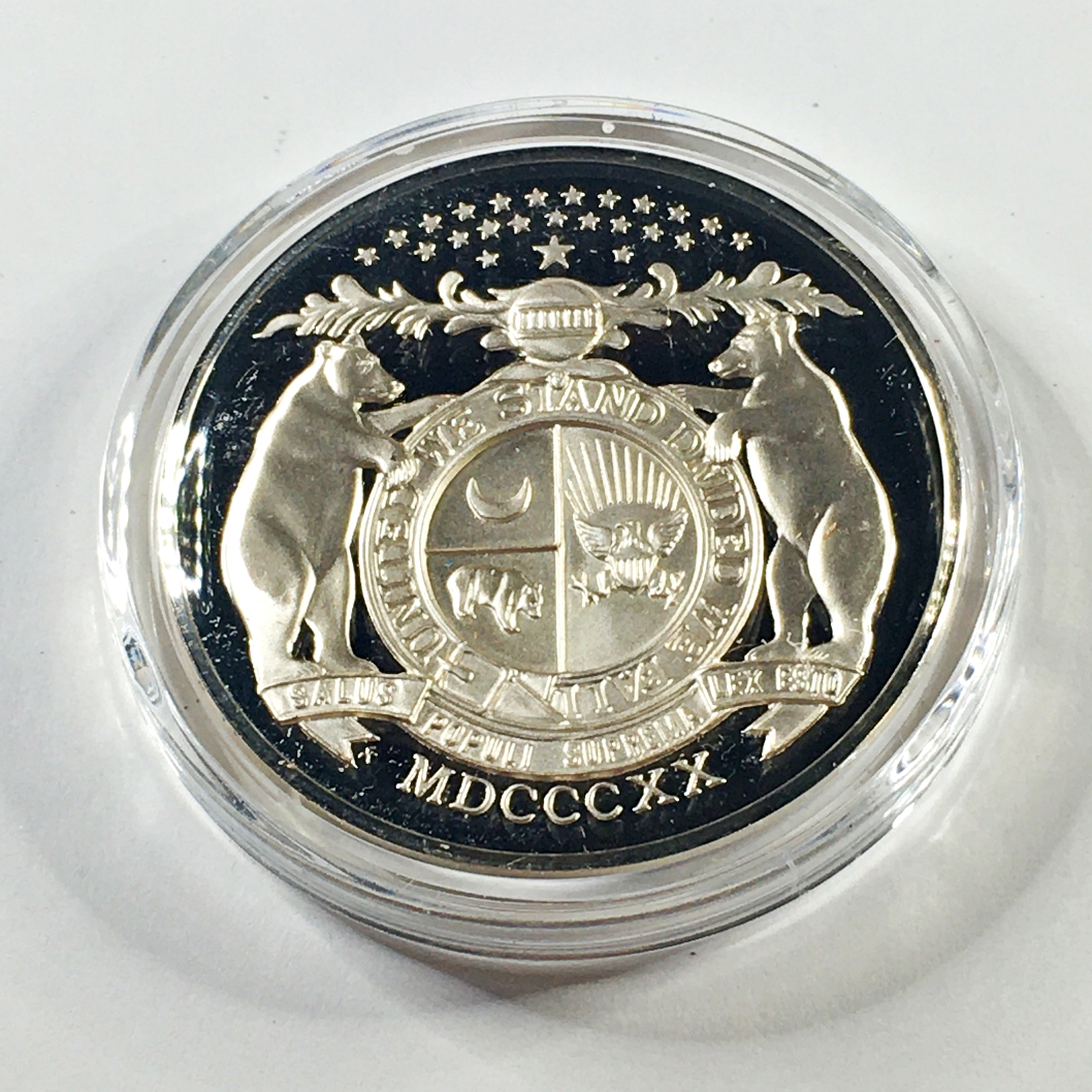 1.1oz Proof Sterling Silver Commemorative of the State of Missouri*The ...