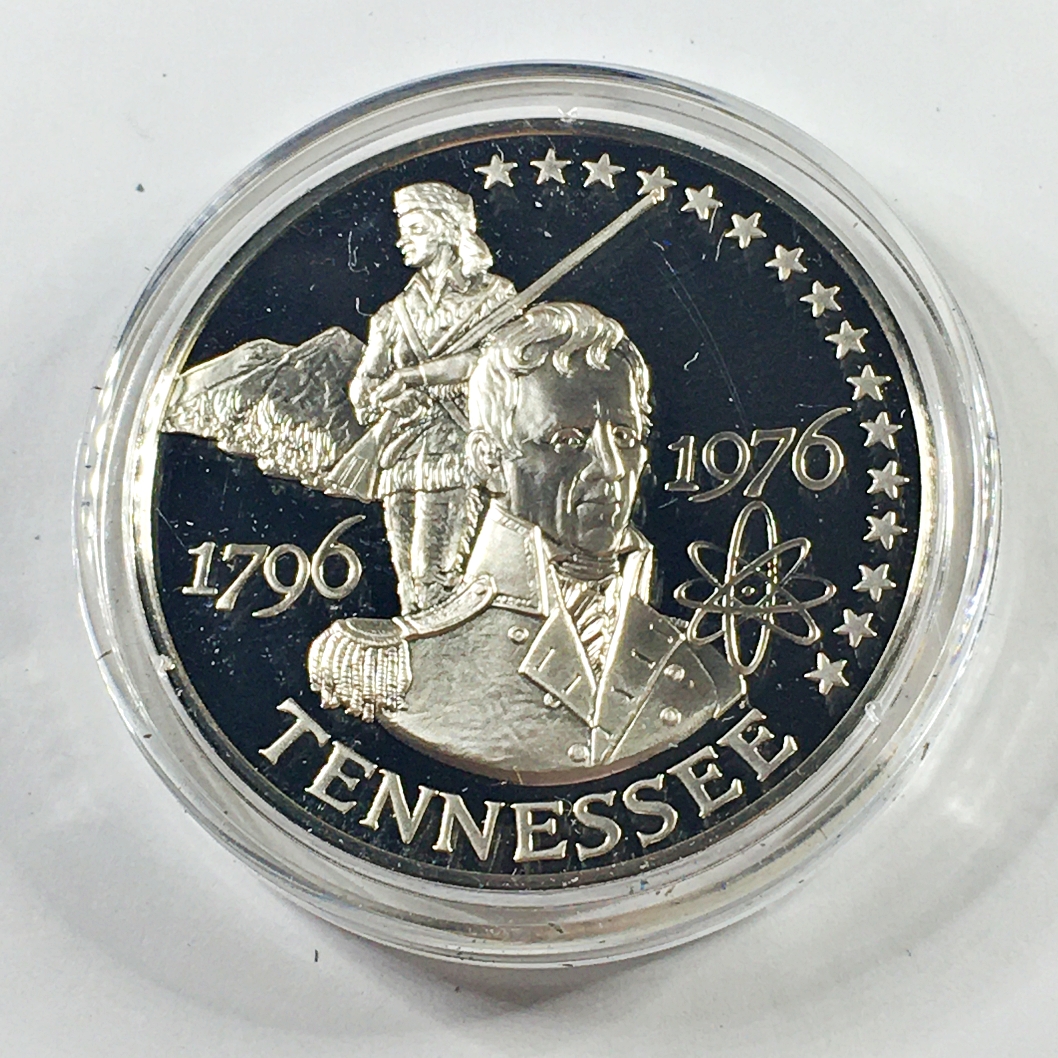 1.1oz Proof Sterling Silver Commemorative of the State of Tennessee ...