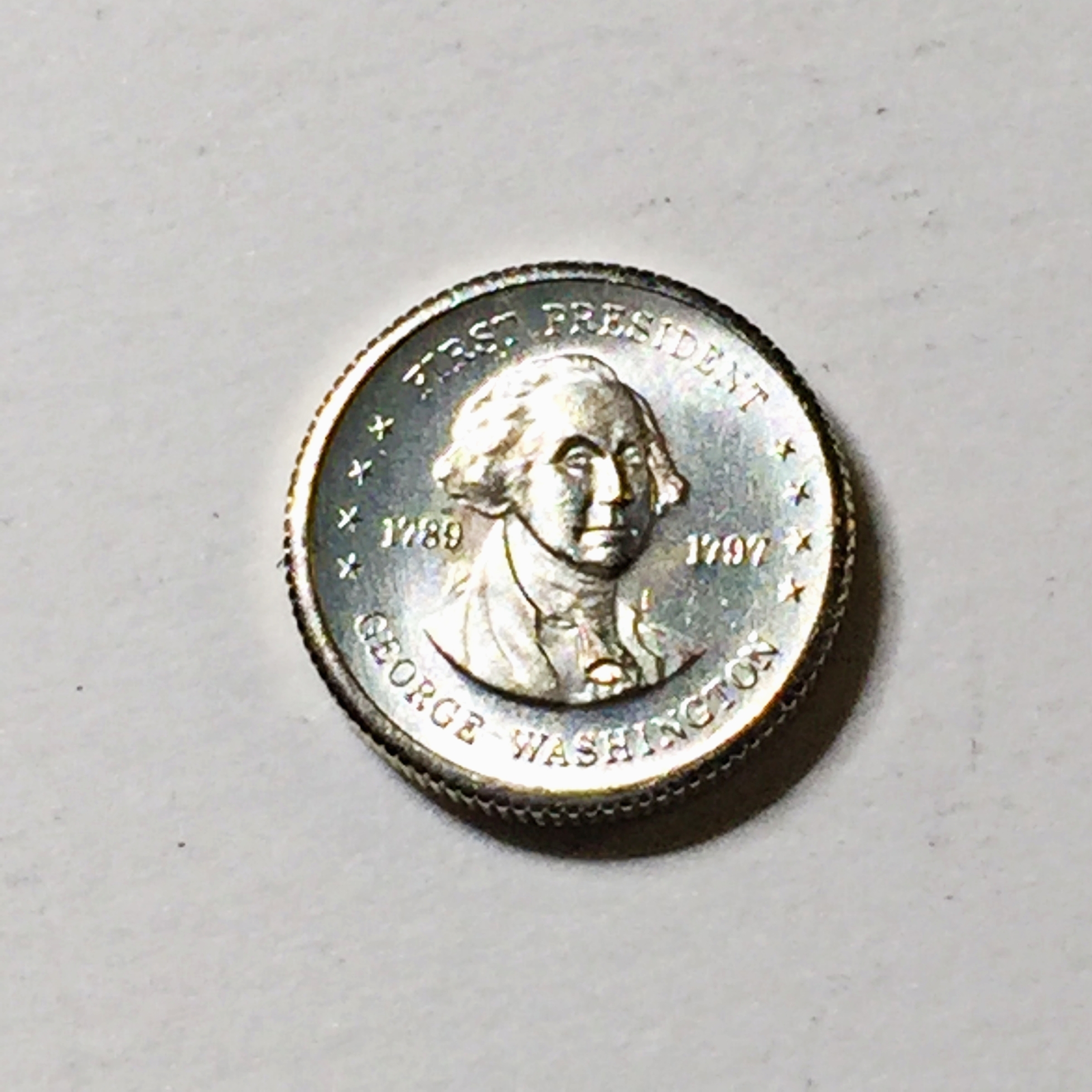 1.2 Grams Sterling Silver*Commemorating George Washington*Presidential ...