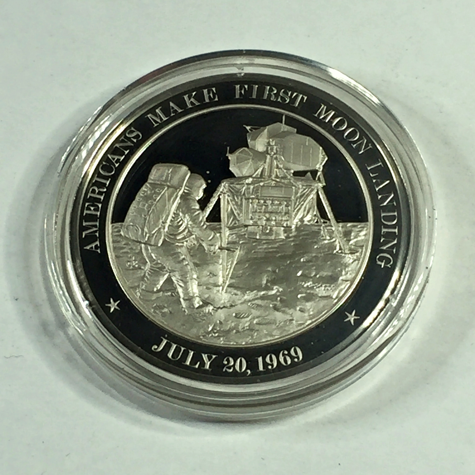 1.2 oz Proof Sterling Silver Historical Commemorative Medallion ...