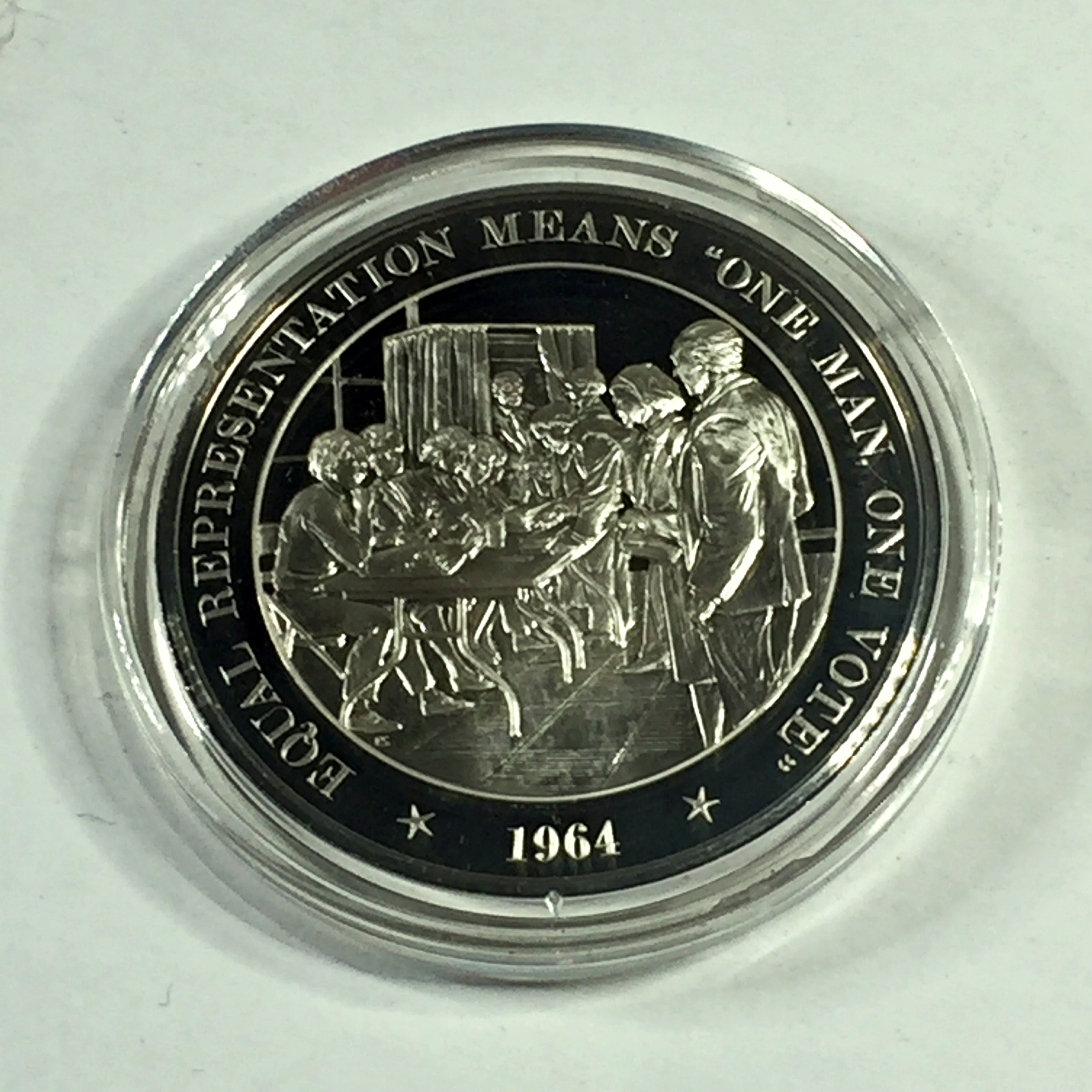 1.2 oz Proof Sterling Silver Historical Commemorative Medallion*Equal ...