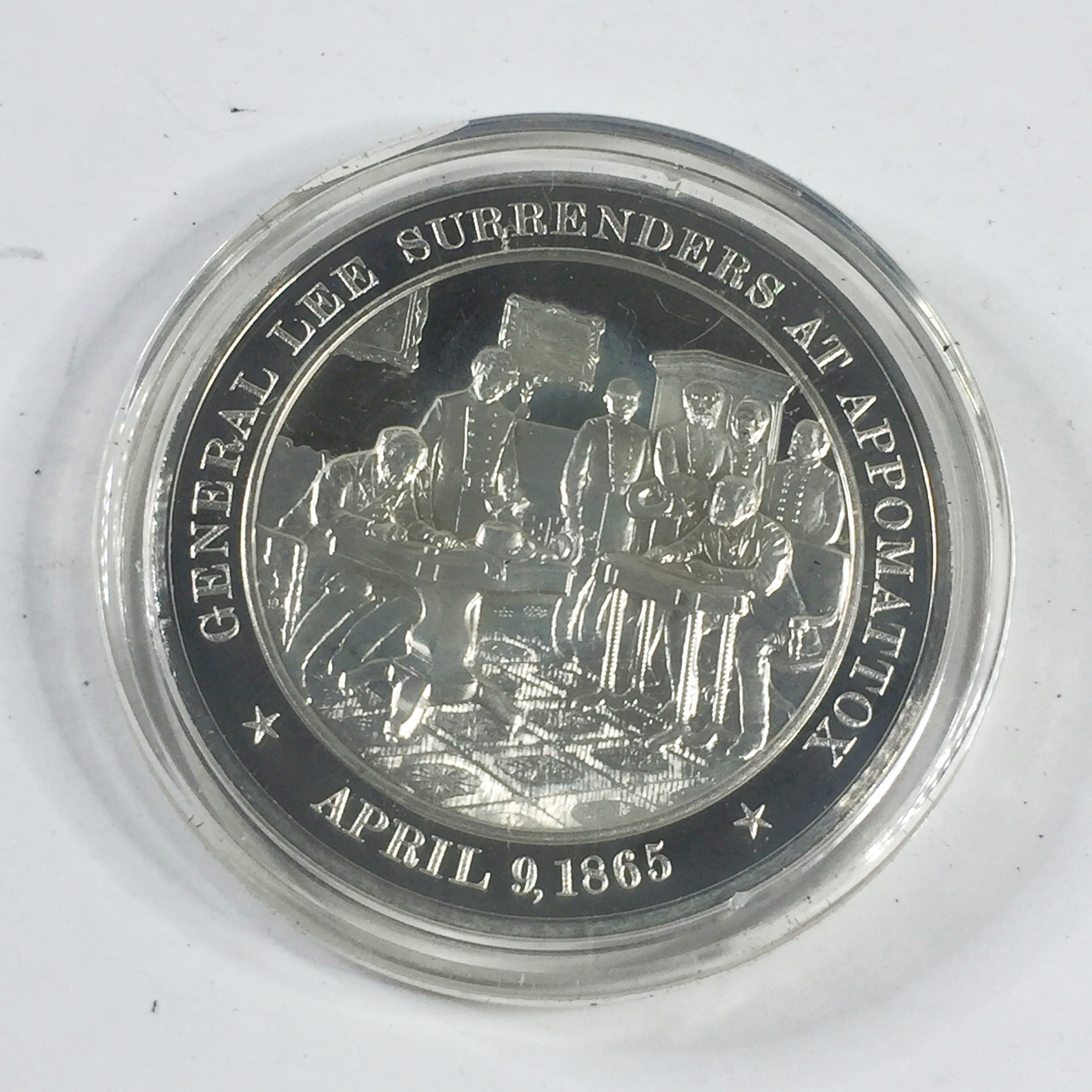 1.2 oz Proof Sterling Silver Historical Commemorative Medallion*General ...