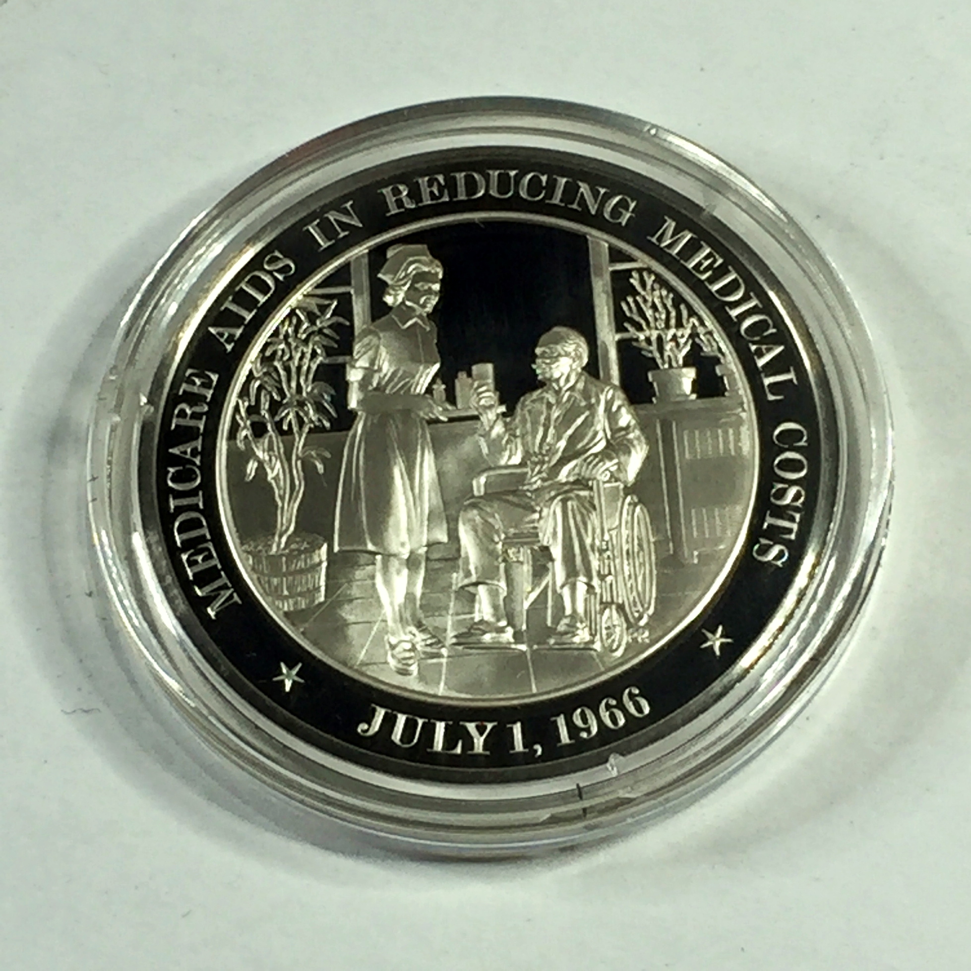 1.2 oz Proof Sterling Silver Historical Commemorative Medallion ...