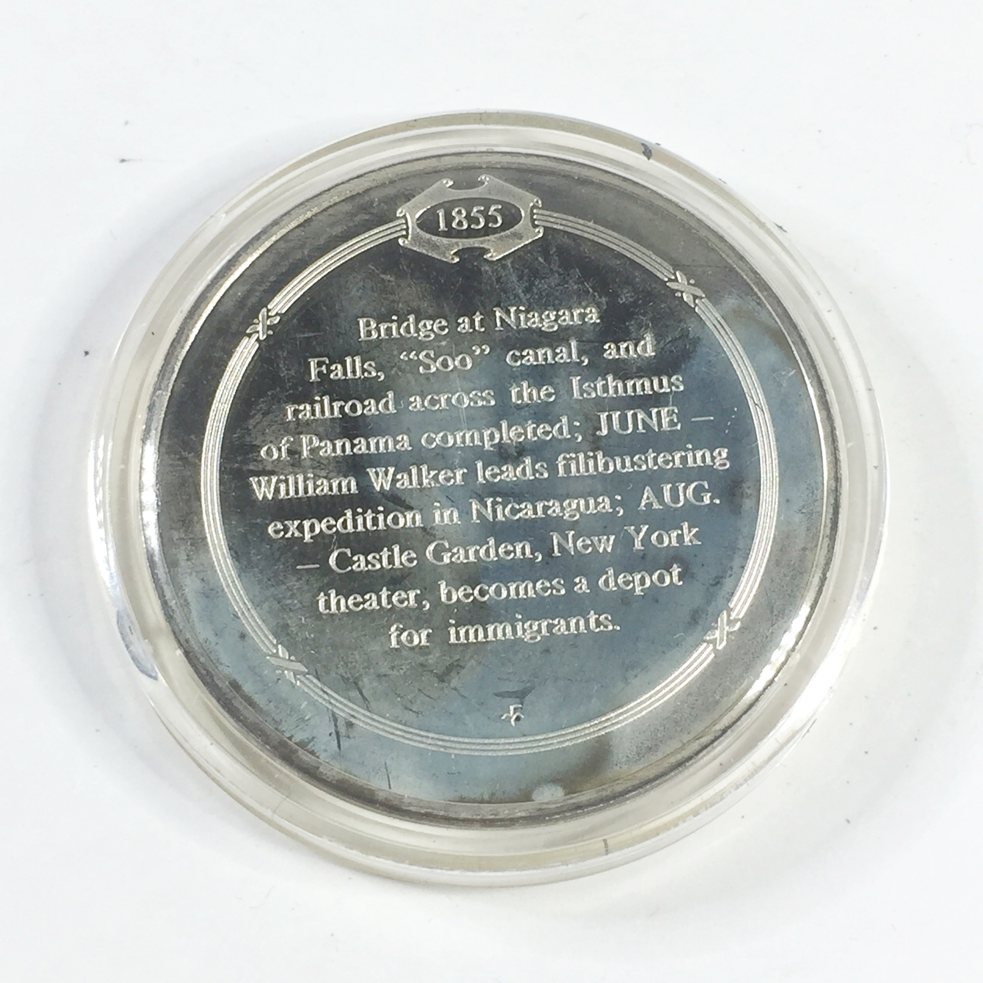 1.2 oz Proof Sterling Silver Historical Commemorative Medallion*Year of ...