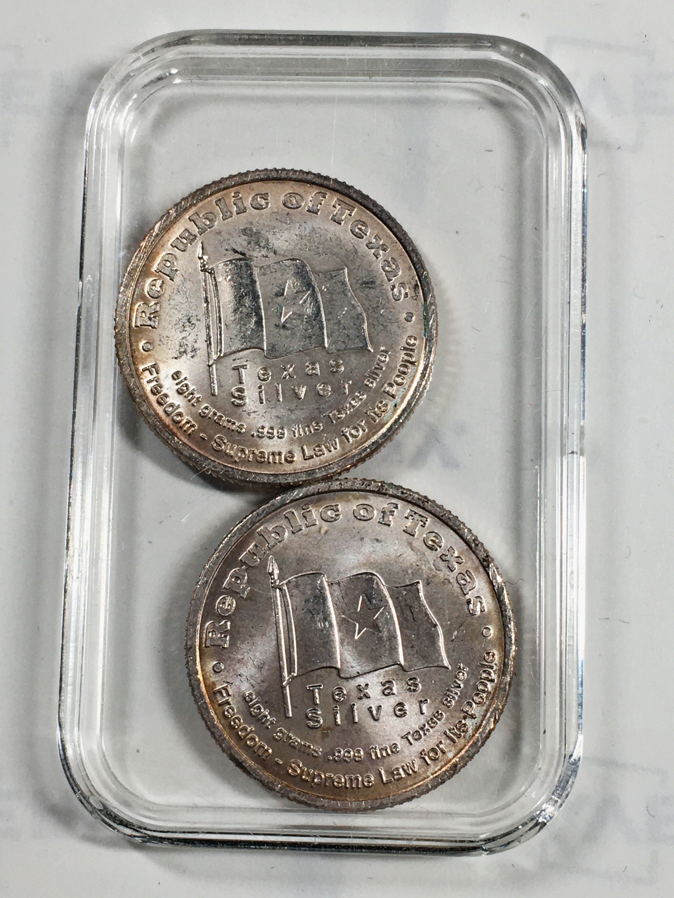 16 Grams .999 Fine Silver in Rounds*Republic of Texas | Property Room