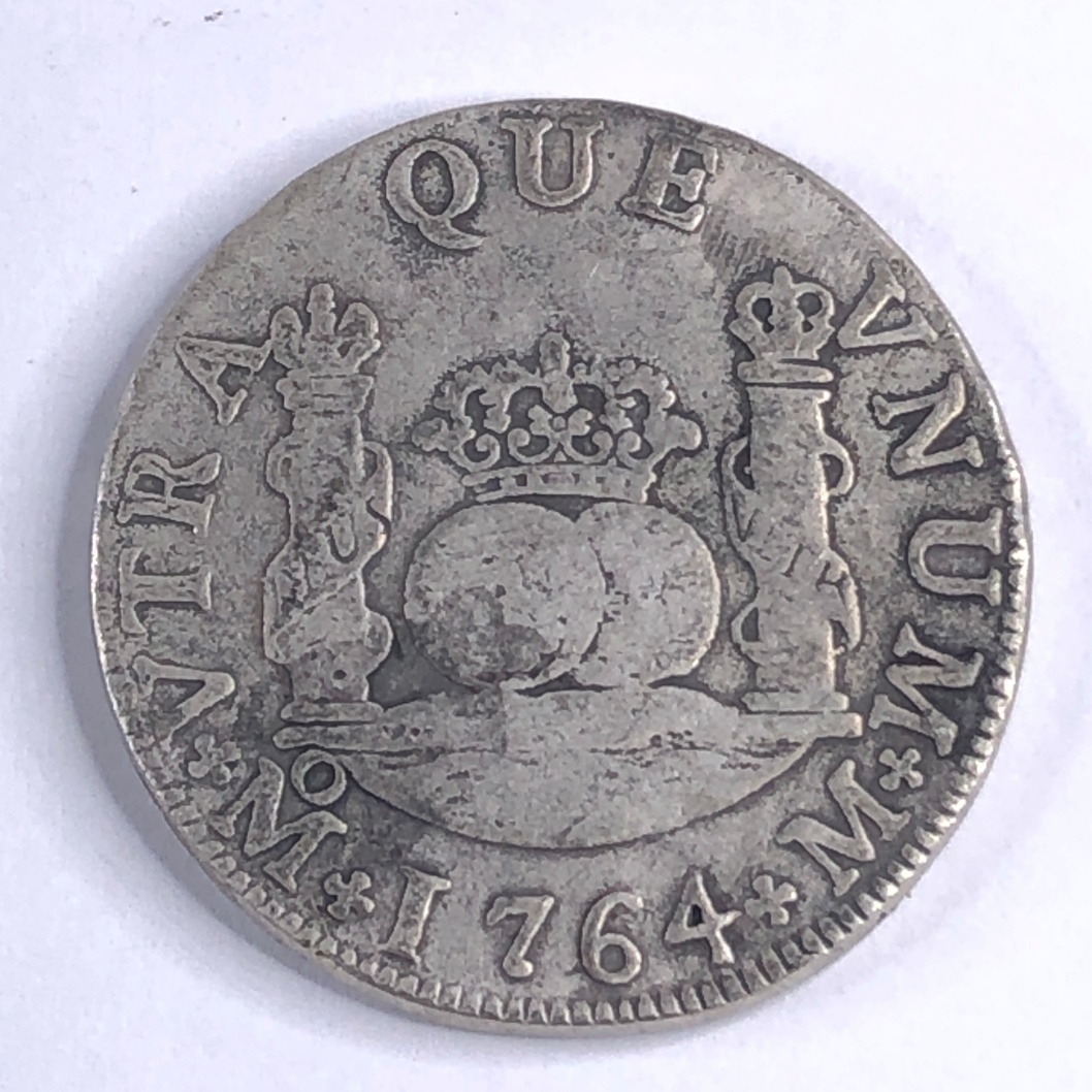 1764 Spanish Silver 2 Reale From Shipwreck Recovery | Property Room
