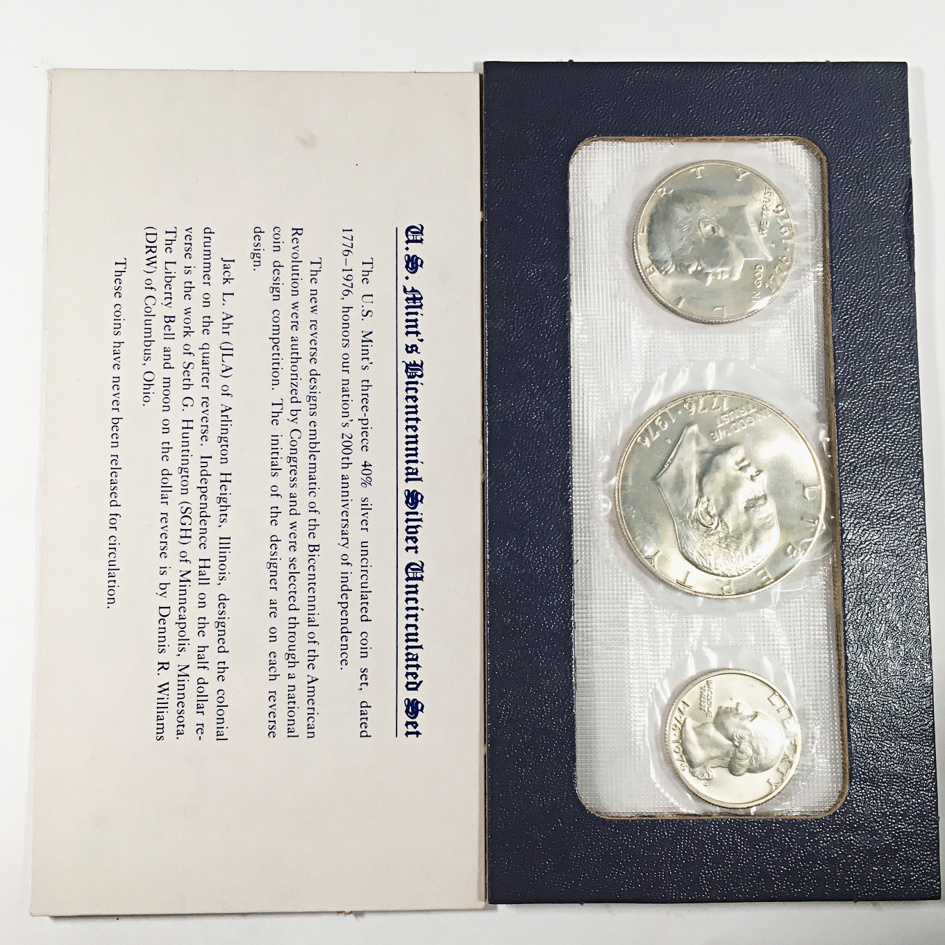 1776-1976 United States Bicentennial Silver Uncirculated Set*In ...