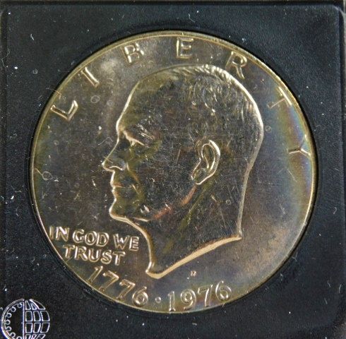 1776-1976-D Bicentennial Eisenhower "IKE" Dollar*Authenticated Brilliant Uncirculated | Property ...