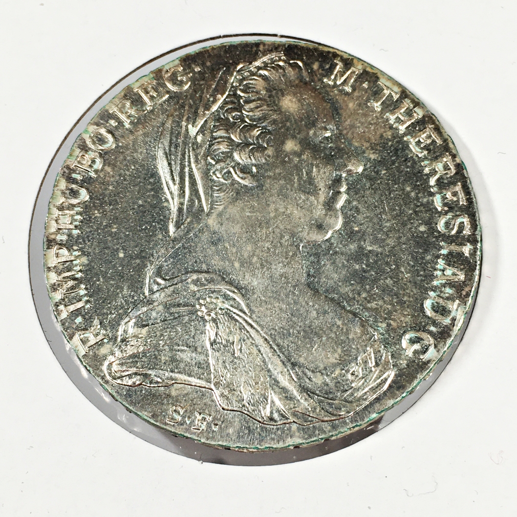 1780 Austria Maria Theresa Silver Thaler - High Grade and Lustrous | Property Room
