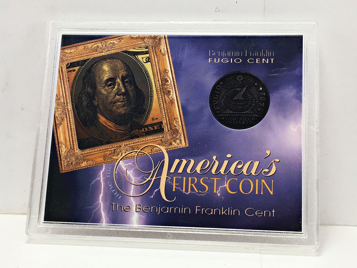 1787 Benjamin Franklin Fugio Cent Replica*America's First Coin*In ...