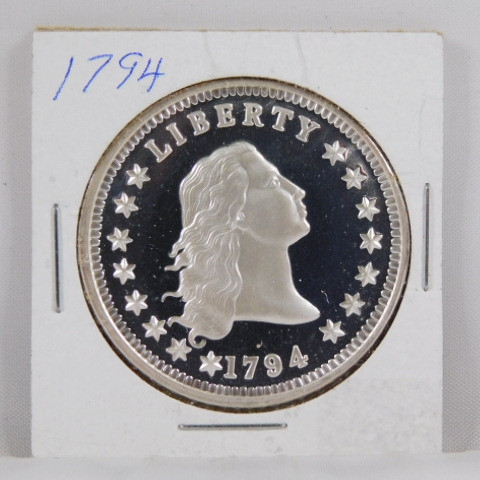 1794 Flowing Hair Silver Dollar Replica | Property Room