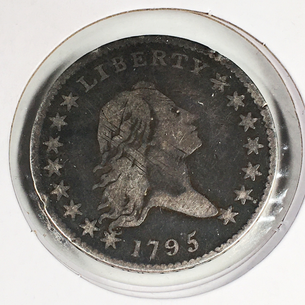 1795 Silver Flowing Hair Half Dollar | Property Room