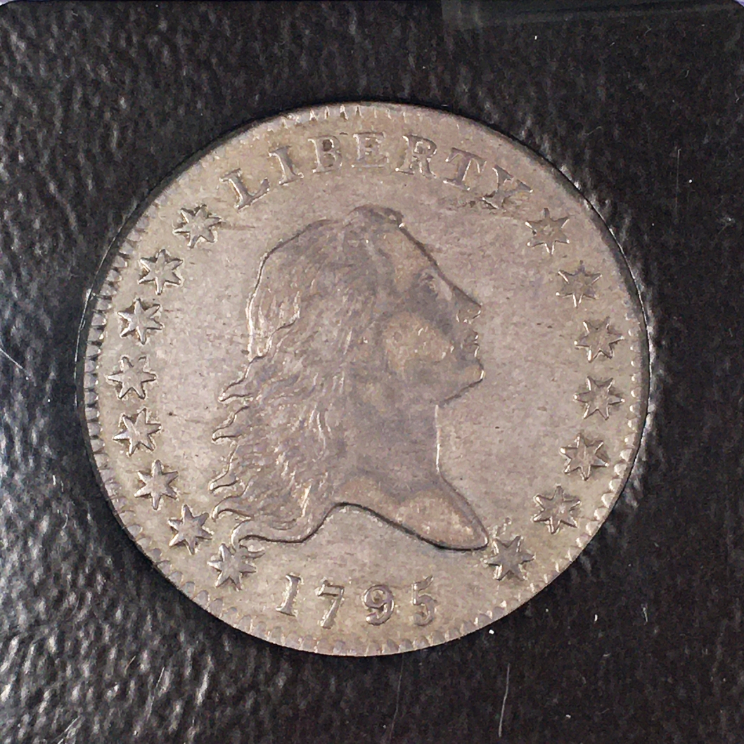 1795 Silver Flowing Hair Half Dollar*Graded EF40 by ICG | Property Room