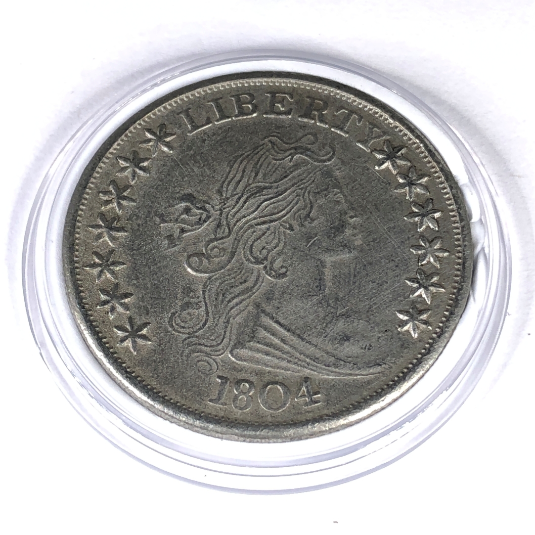 1804 Silver Dollar Replica- Hole Filler for Rare Coins Nice Details and ...
