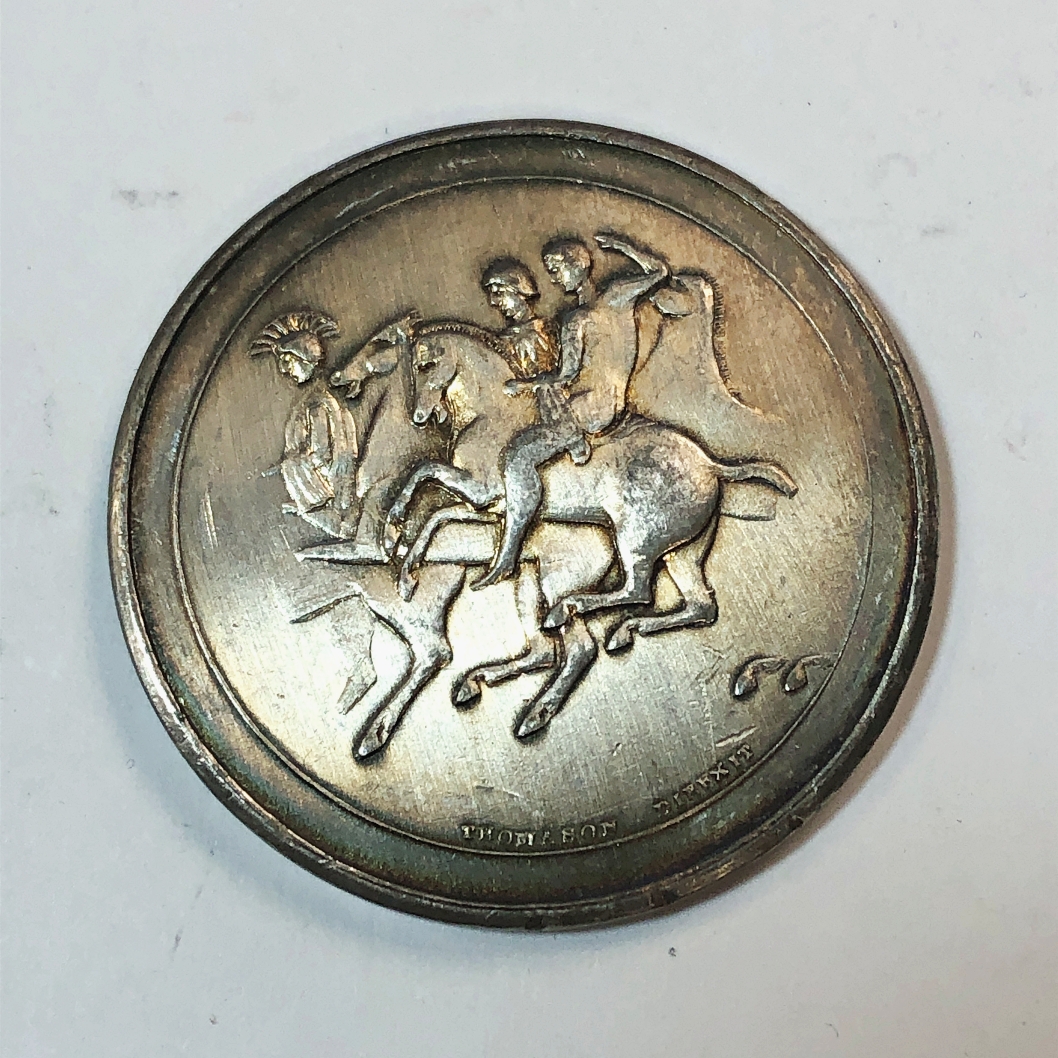 1820 Elgin Marbles Medals Goerge IV From Britihs Museum*Three Riders ...