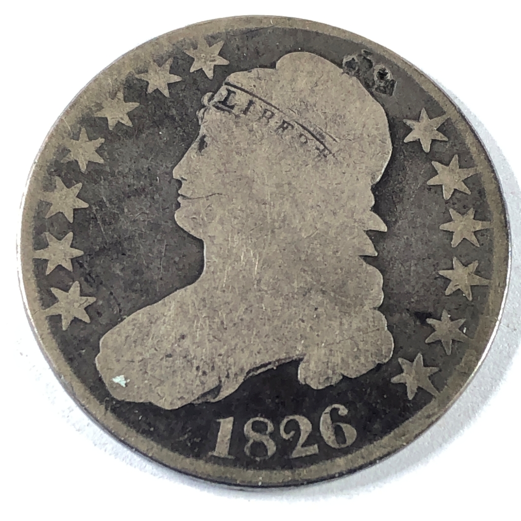 1826 Silver Capped Bust Half Dollar | Property Room