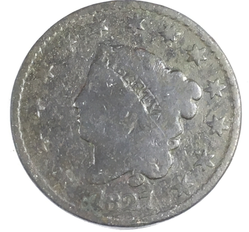 1827 Matron Head Large Cent*LIBERTY Fully Visible | Property Room