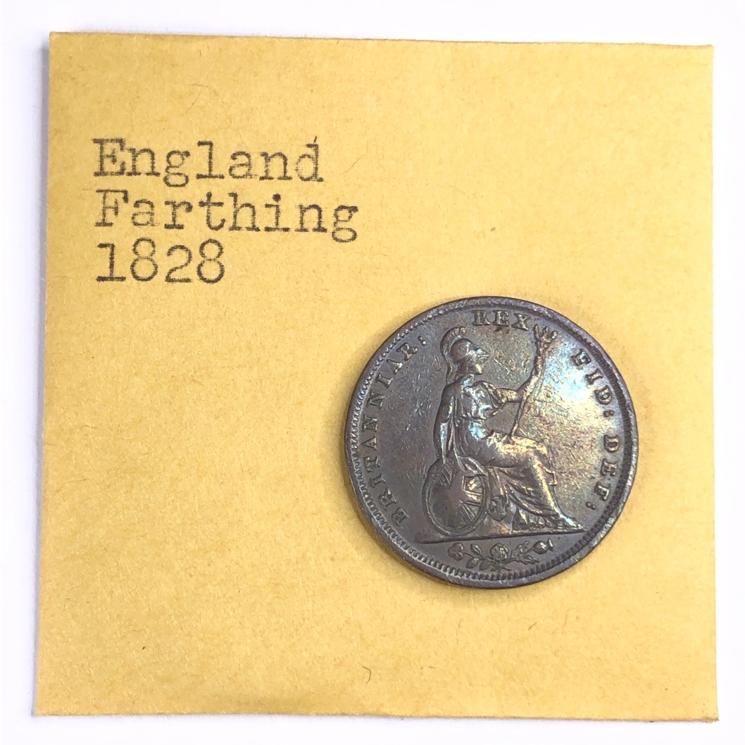 1828 England One Farthing | Property Room