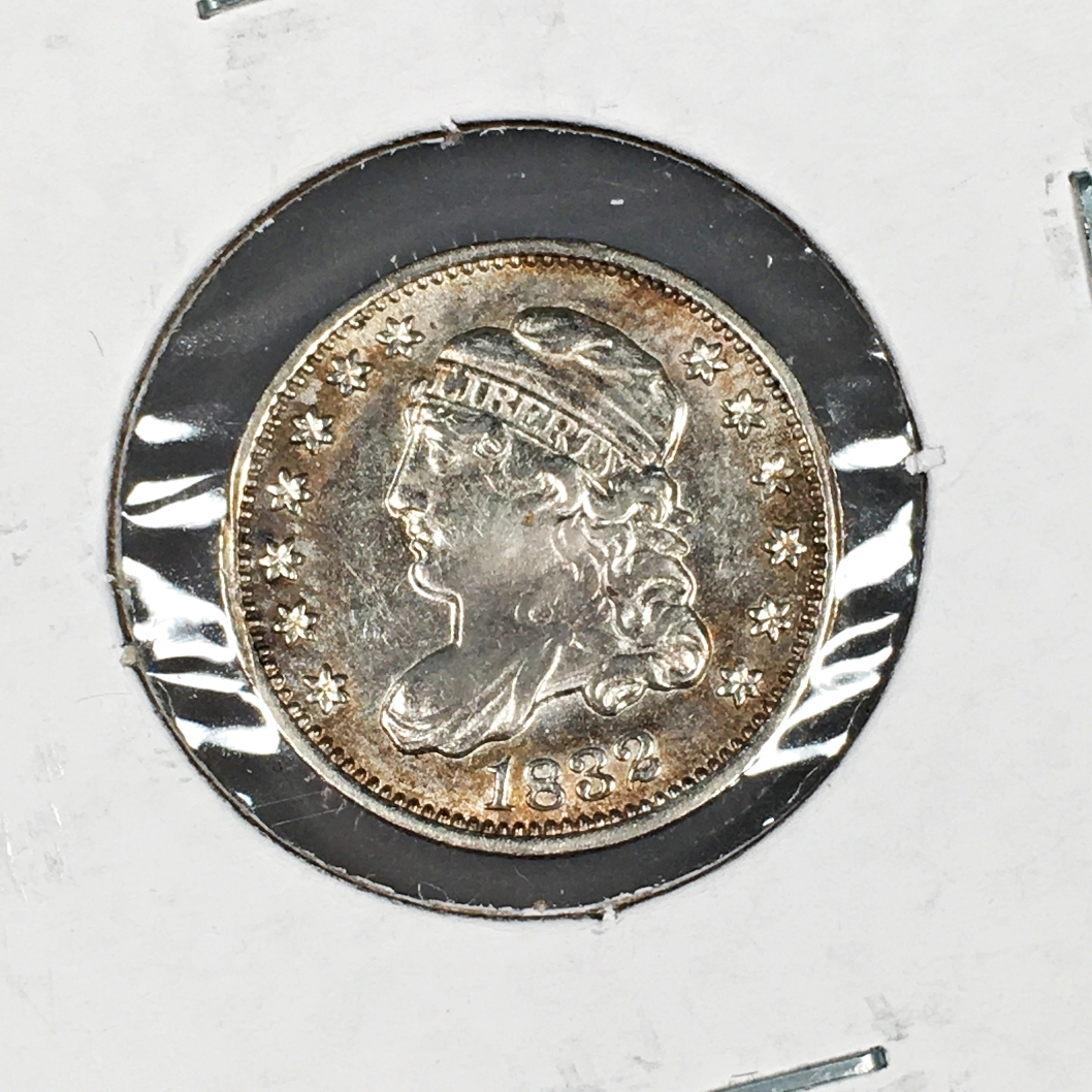 1832 Silver Capped Bust Half Dime*LIBERTY Fully Visible*High Grade ...
