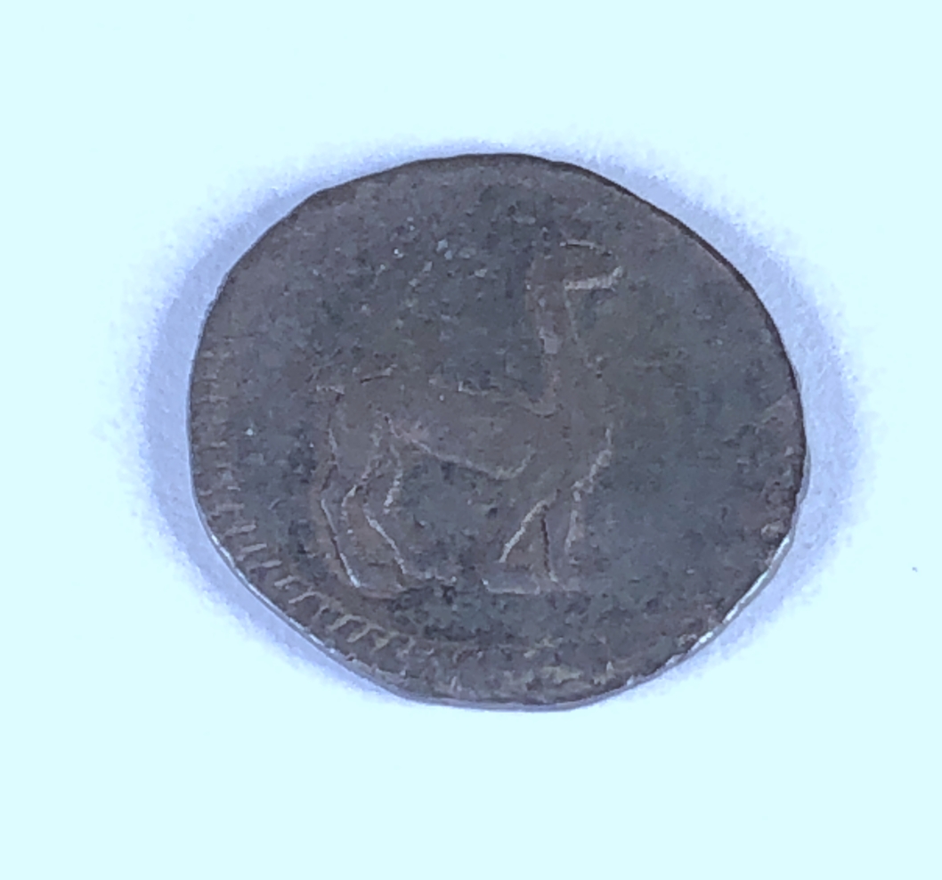 1833 Silver 1/4 Real Peru Lima Mint Lama Design | Property Room