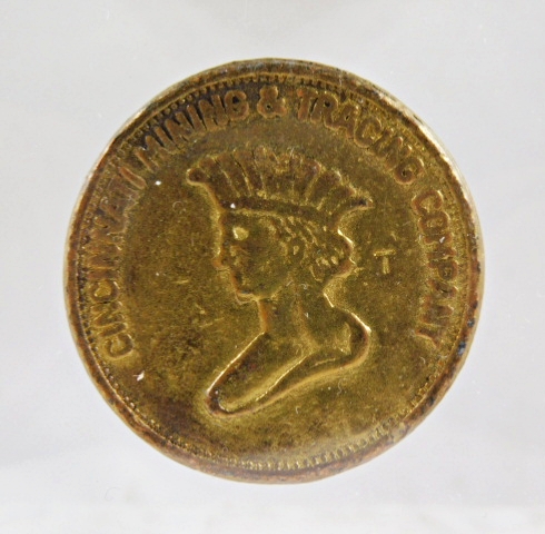 1849 Cincinnati Mining & Trading Company*$20 Spurious Piece Replica ...
