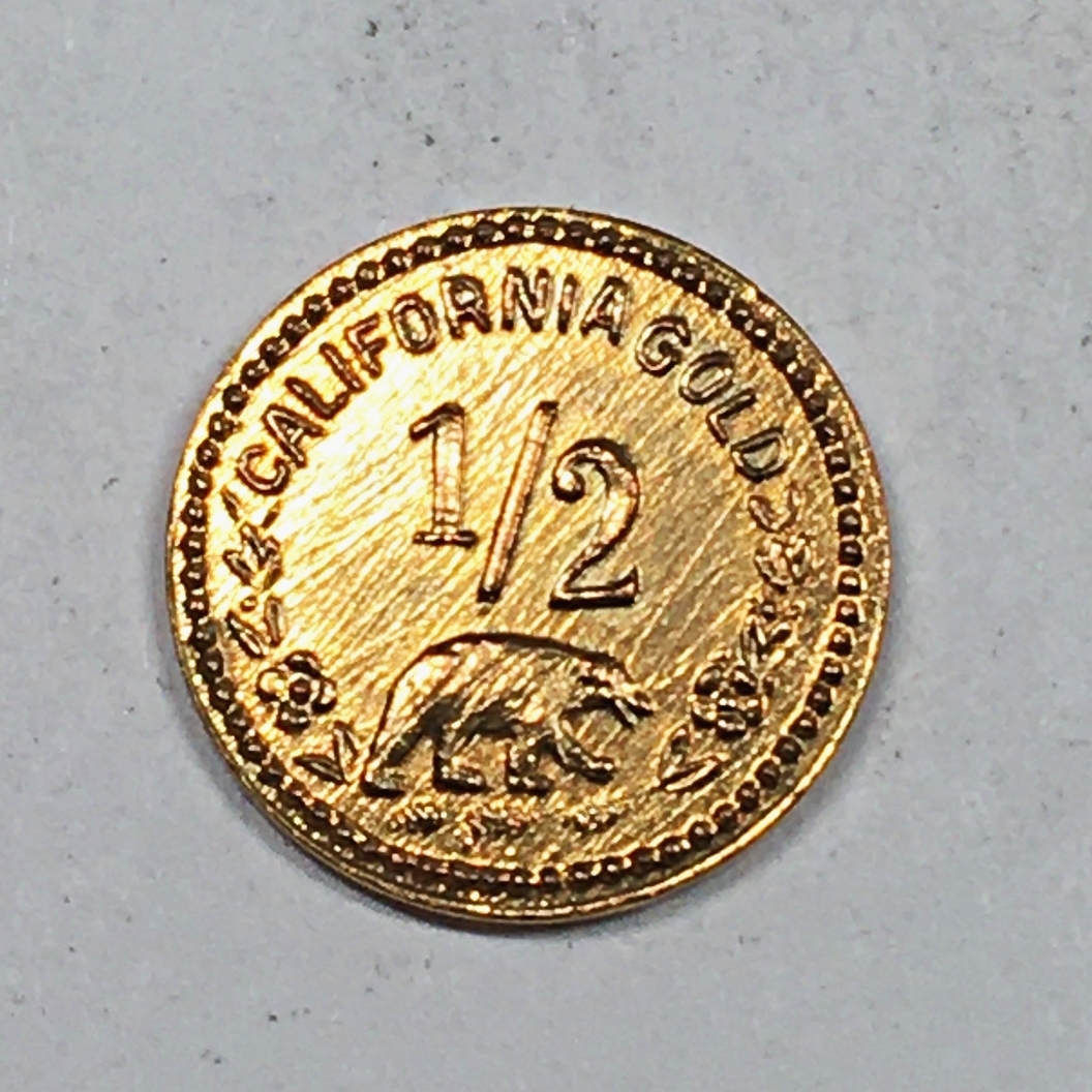 1851 California Gold Token*0.07 Grams | Property Room