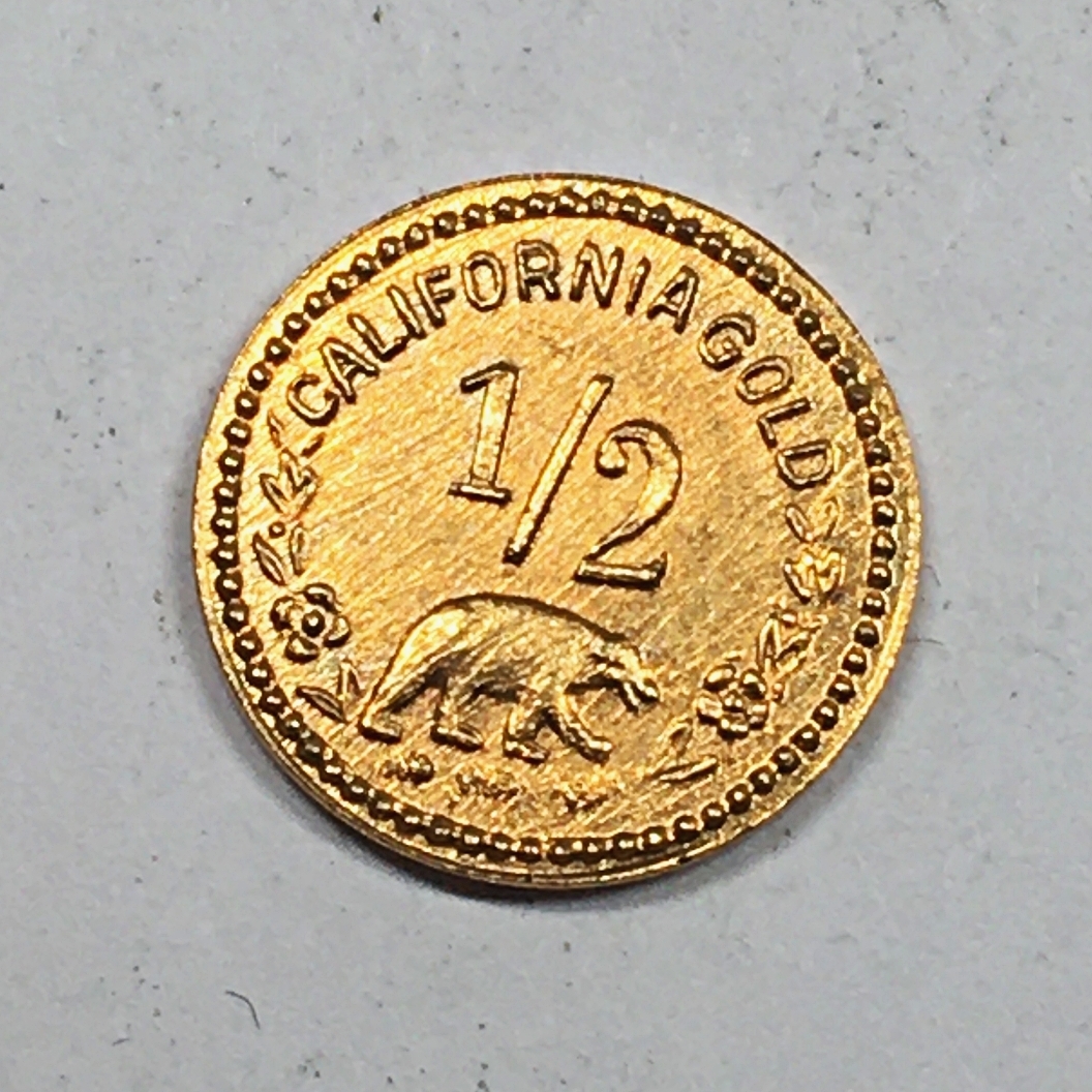 1852 California Gold Token*0.08 Grams | Property Room