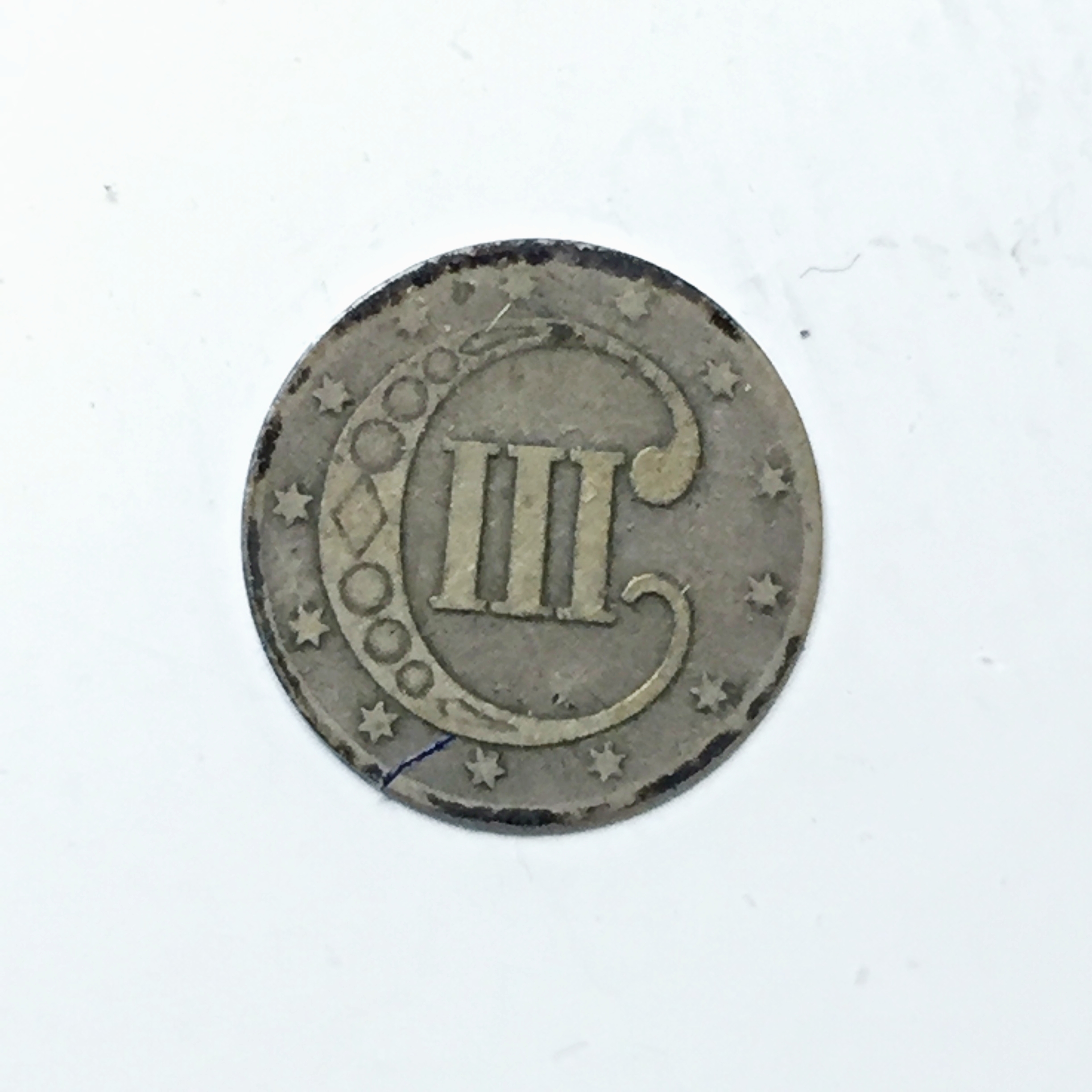 1853 Silver 3 Cent Piece | Property Room