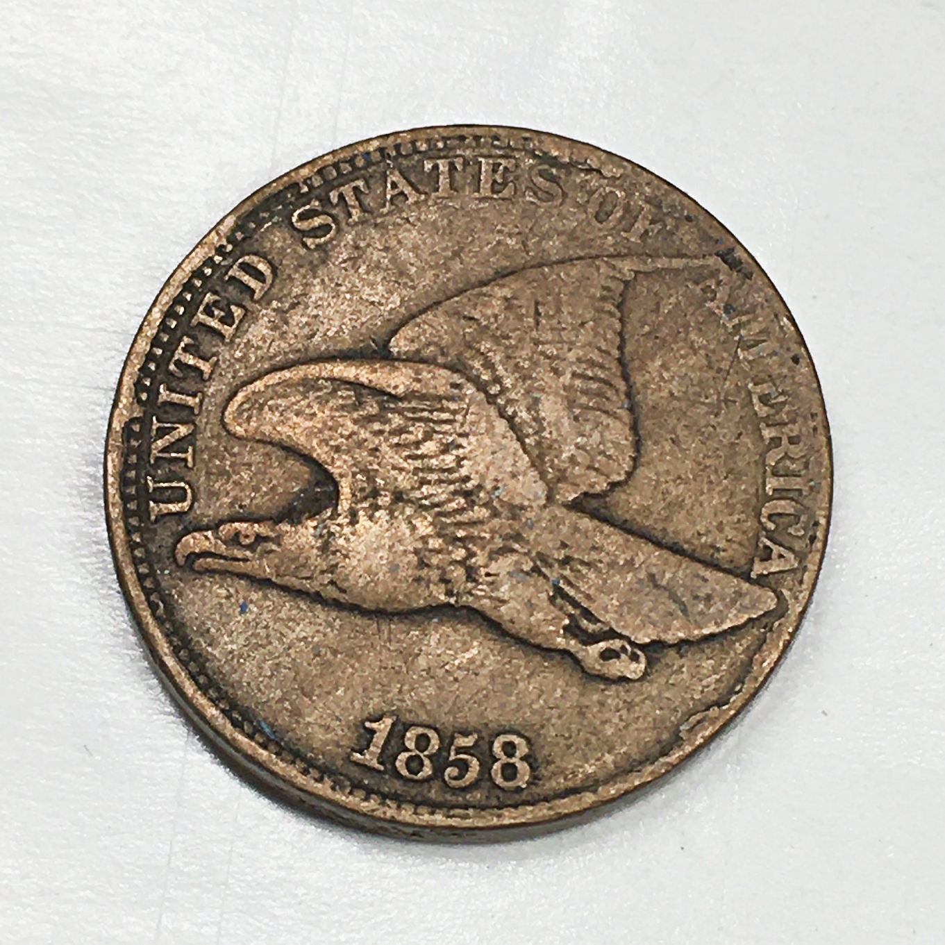 1858 Flying Eagle Cent (large letters) | Property Room