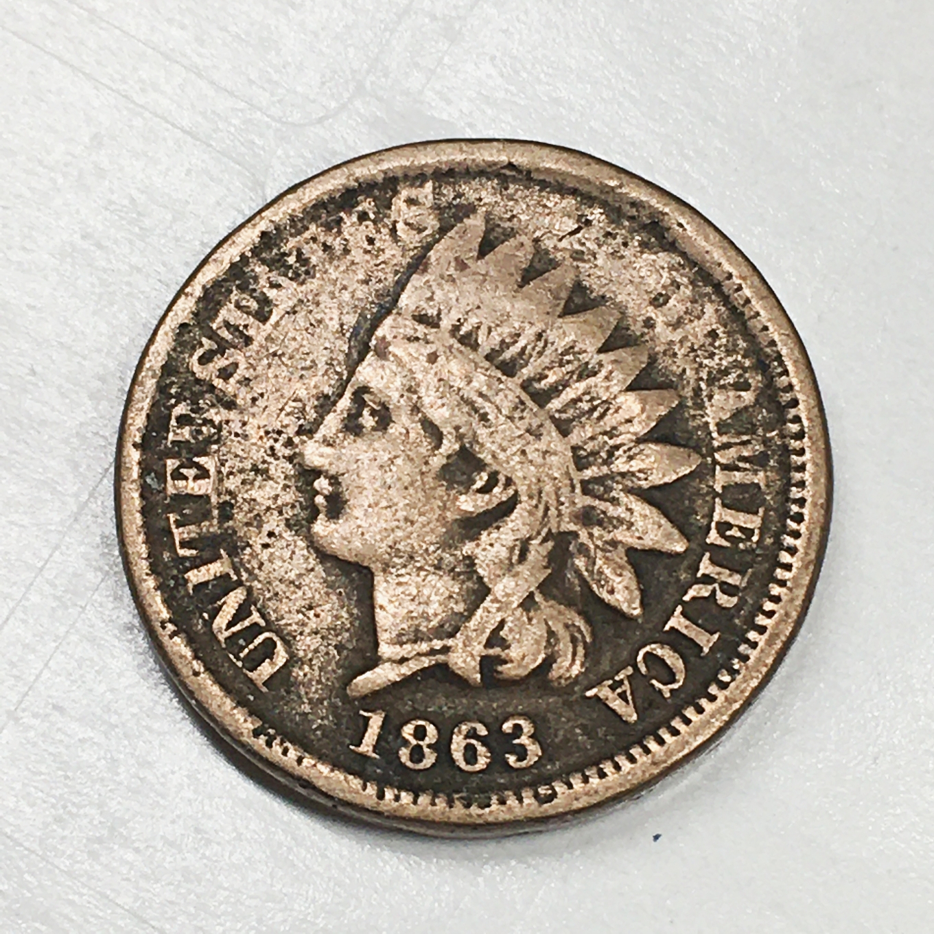 1863 CN Indian Head Cent | Property Room