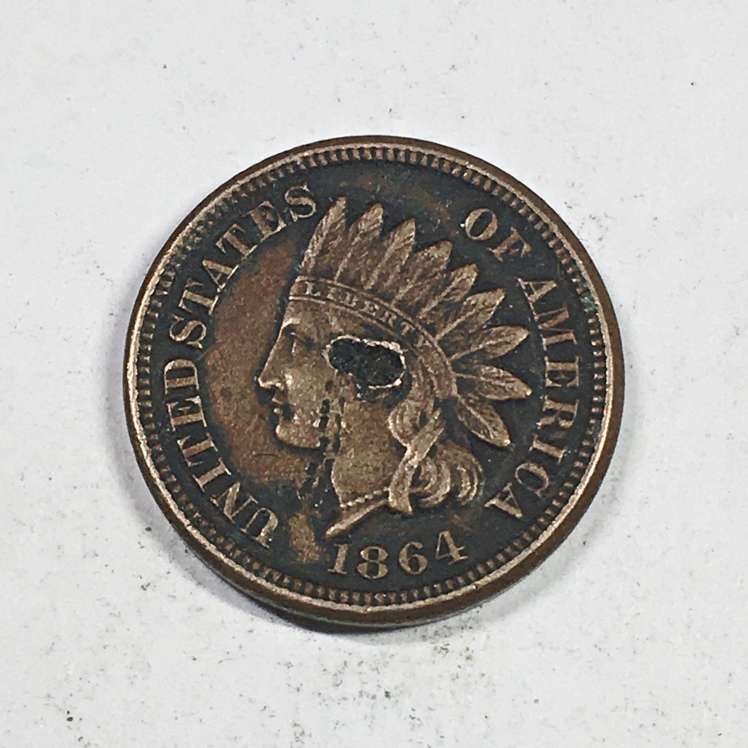 1864 Indian Head Cent*LIBERTY Fully Visible | Property Room