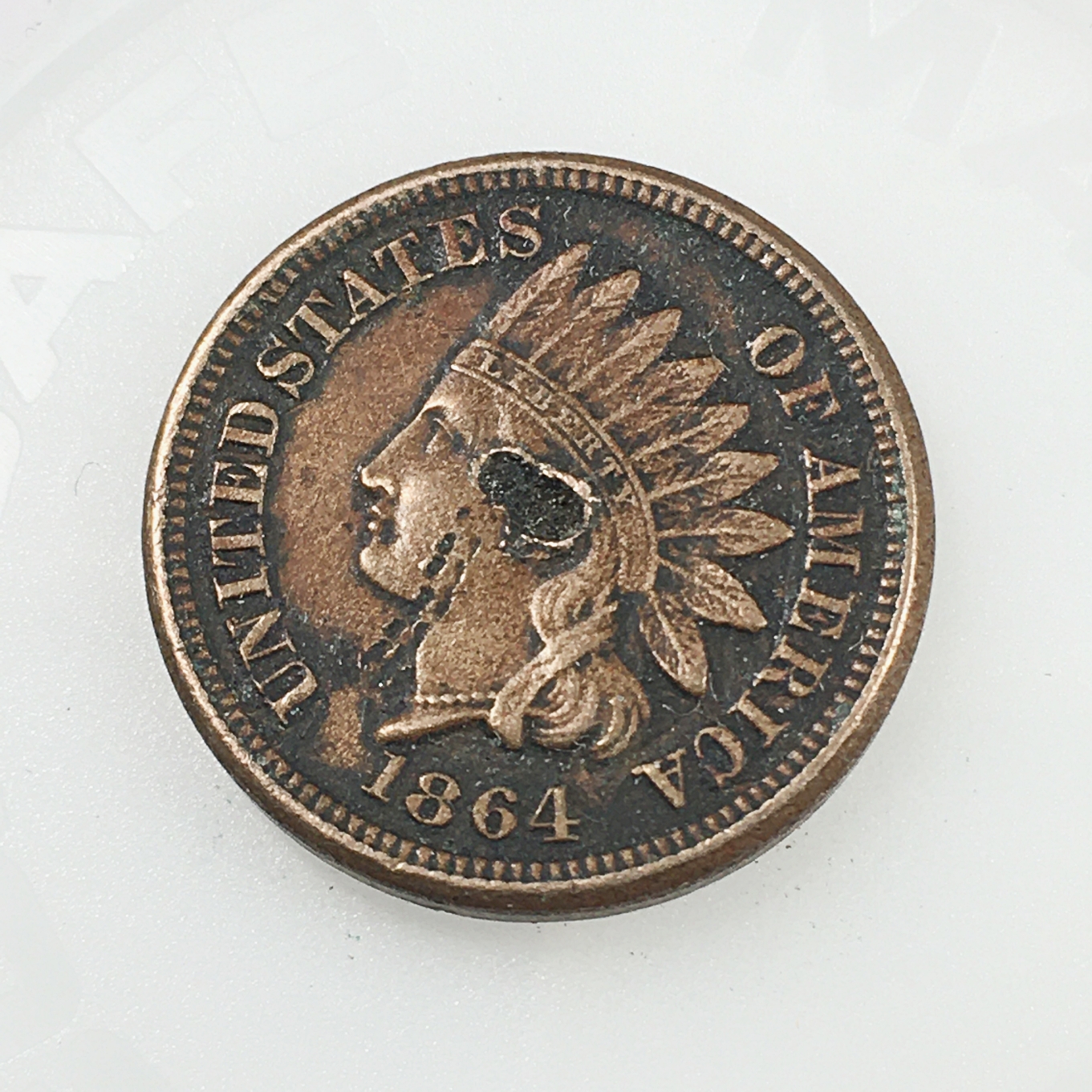 1864 Indian Head Cent*LIBERTY Fully Visible | Property Room