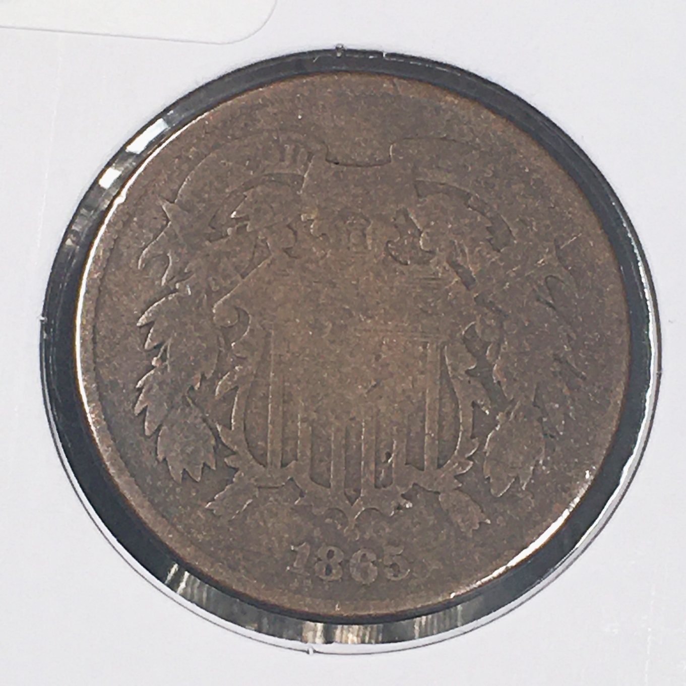 1865 (fancy five) US 2c Piece | Property Room