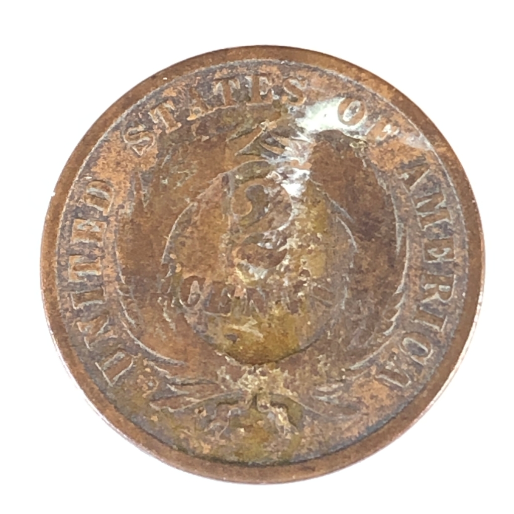1865 Shield 2c Piece | Property Room