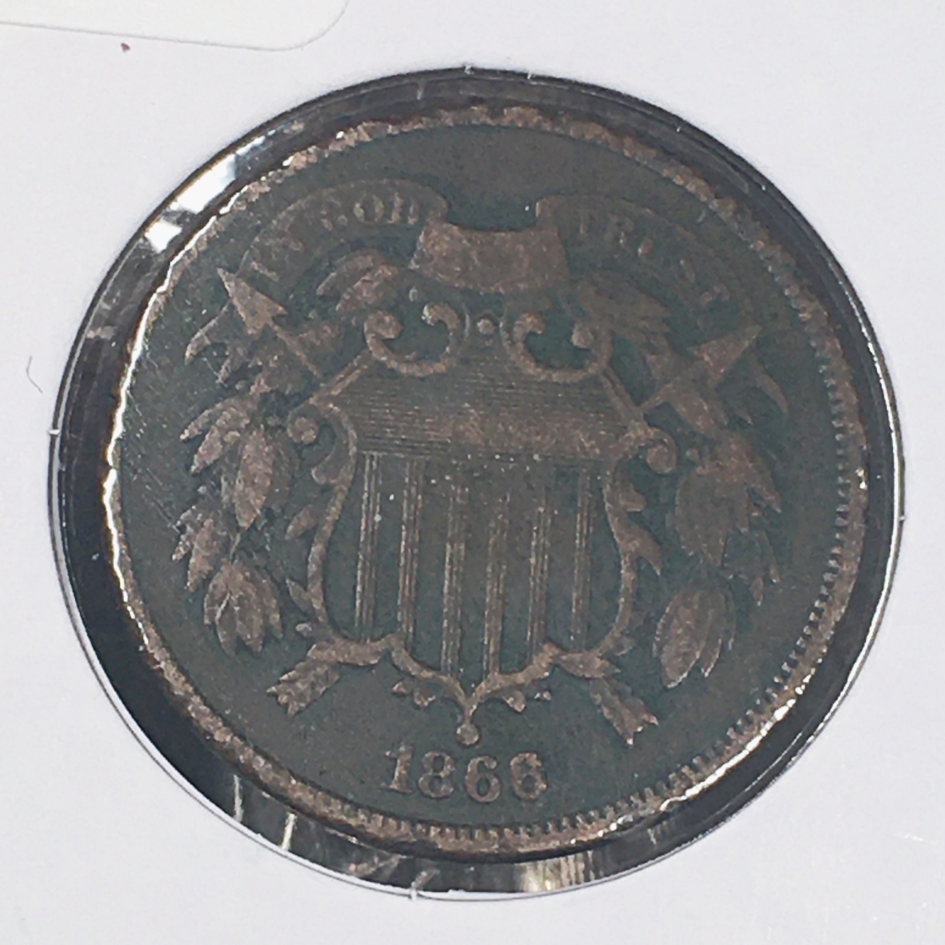 1866 US 2c Piece | Property Room