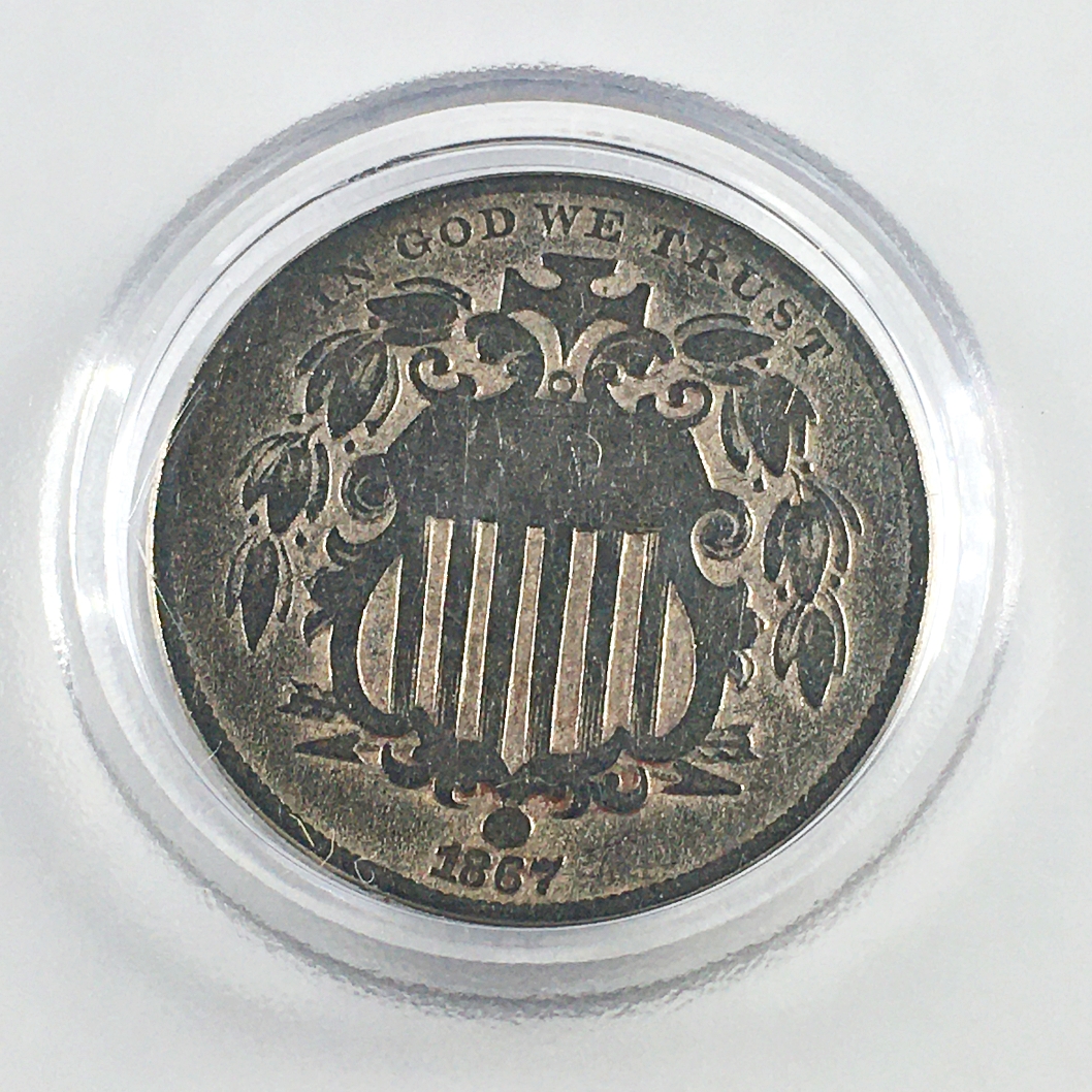 1867 Shield Nickel *Nice Details | Property Room