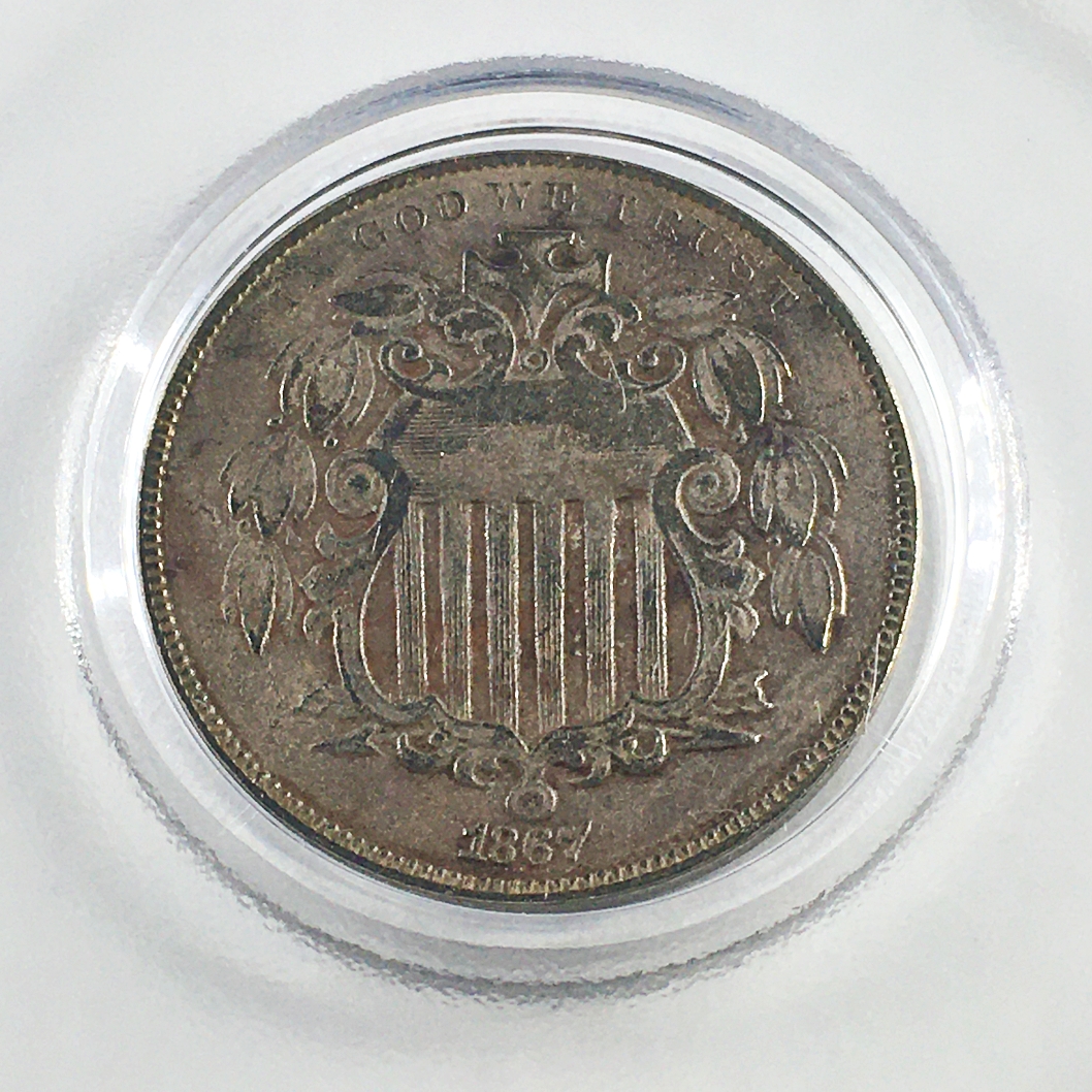 1867 Shield Nickel *Nice Details | Property Room