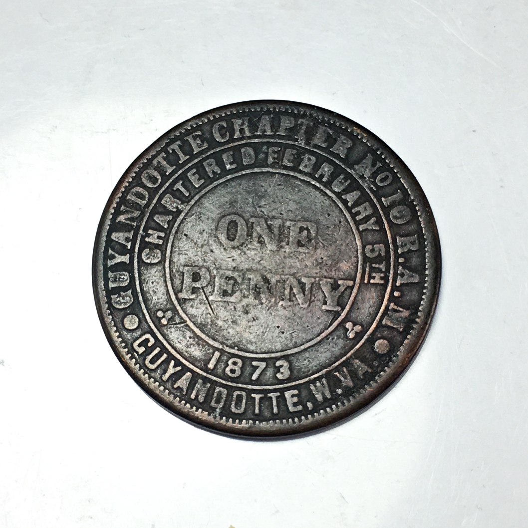 1873 Free Mason Token | Property Room