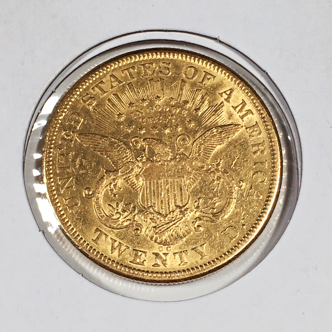 1874-CC Liberty Head Gold $20 Double Eagle | Property Room