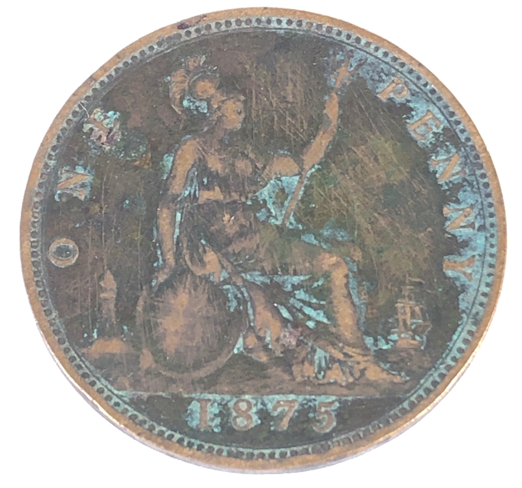 1875 Great Britain Victorian One Penny | Property Room