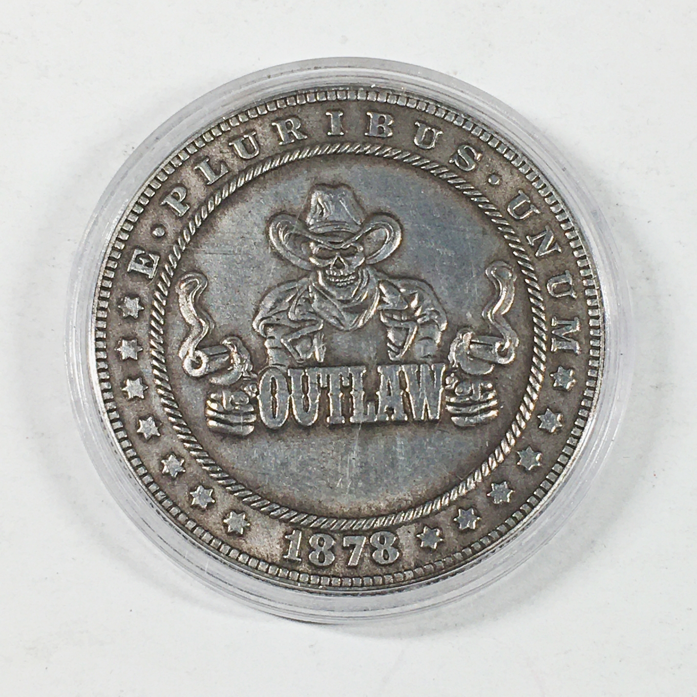 1878 One Dollar Replica*Outlaw*Morgan Dollar Design on Reverse*In ...