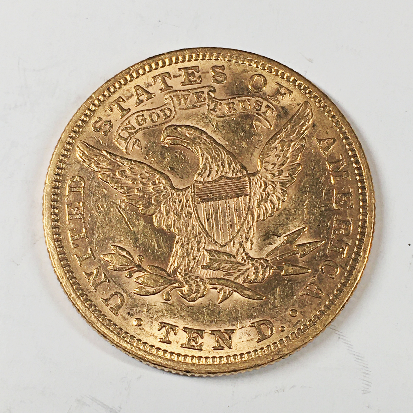 1880 $10 Gold Liberty Head Eagle*Higher Grade*Nice Luster | Property Room