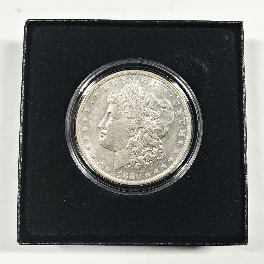 1880-O Morgan Silver Dollar*Struck at New Orleans*In Capsule and Gift ...