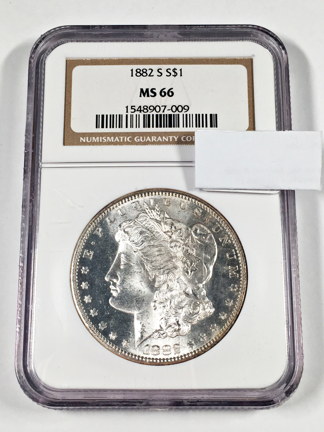 1882 Morgan Silver Dollar*Graded MS66 by NGC | Property Room