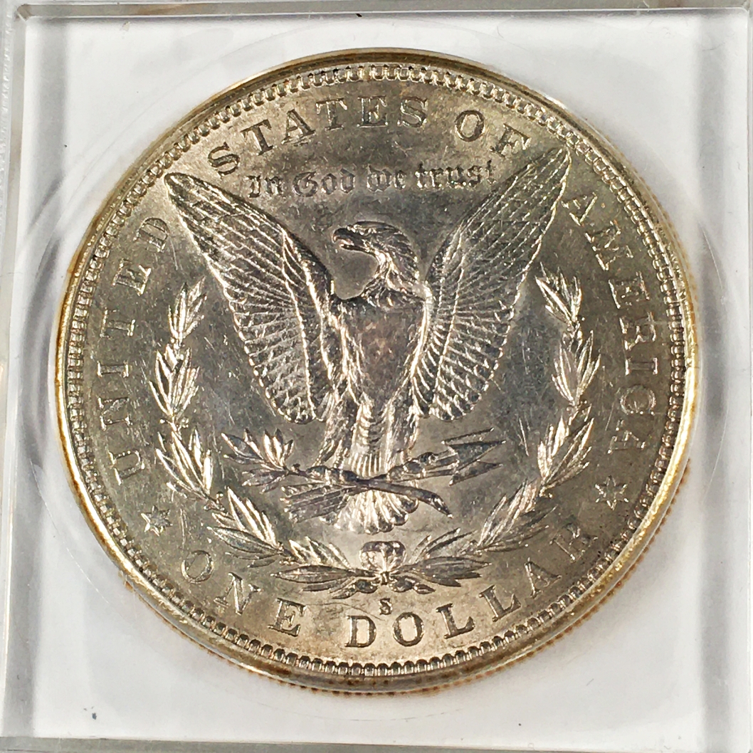 1884-S Morgan Silver Dollar*Graded MS61 by USCG | Property Room