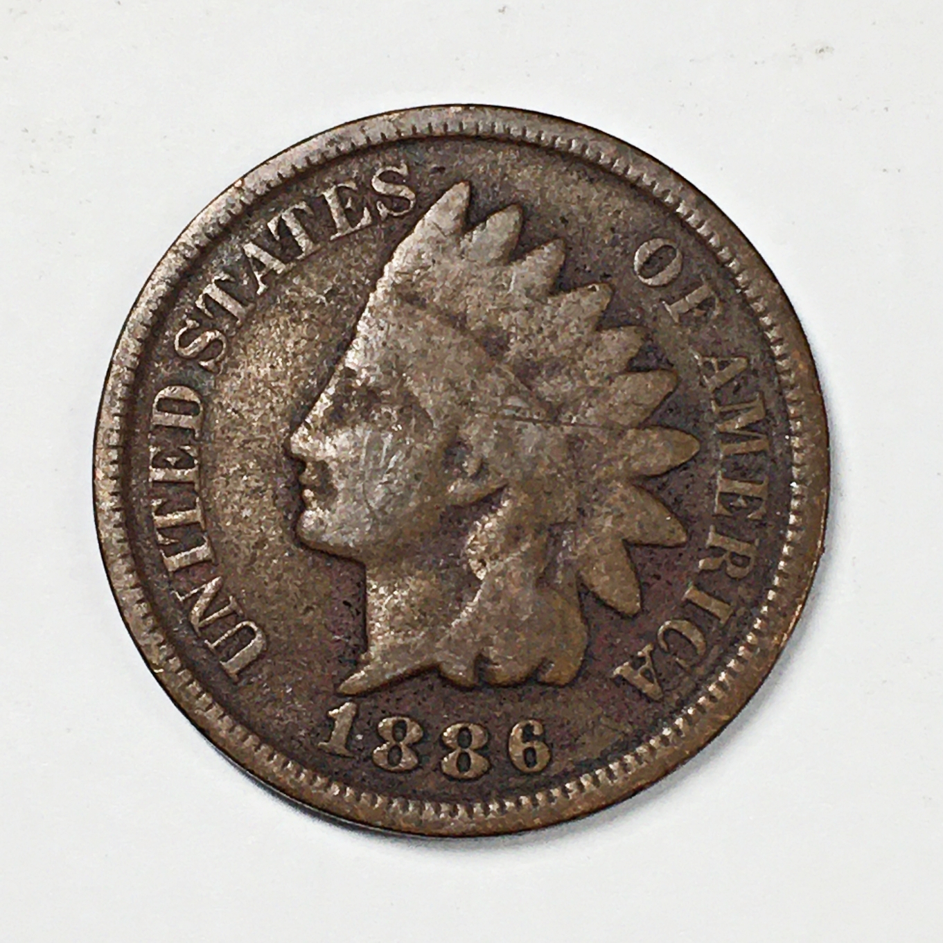 1886 Indian Head Cent (Type II) | Property Room