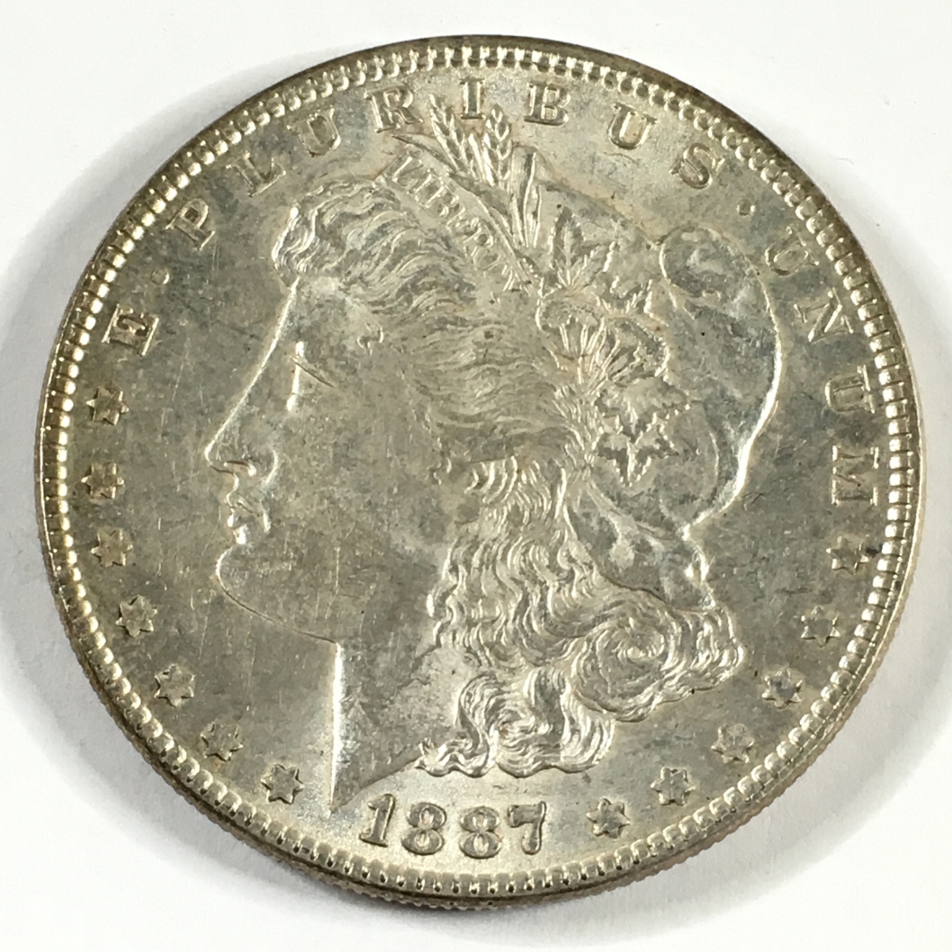 1887 Morgan Silver Dollar*High Grade*Tone*Struck at Philadelphia ...