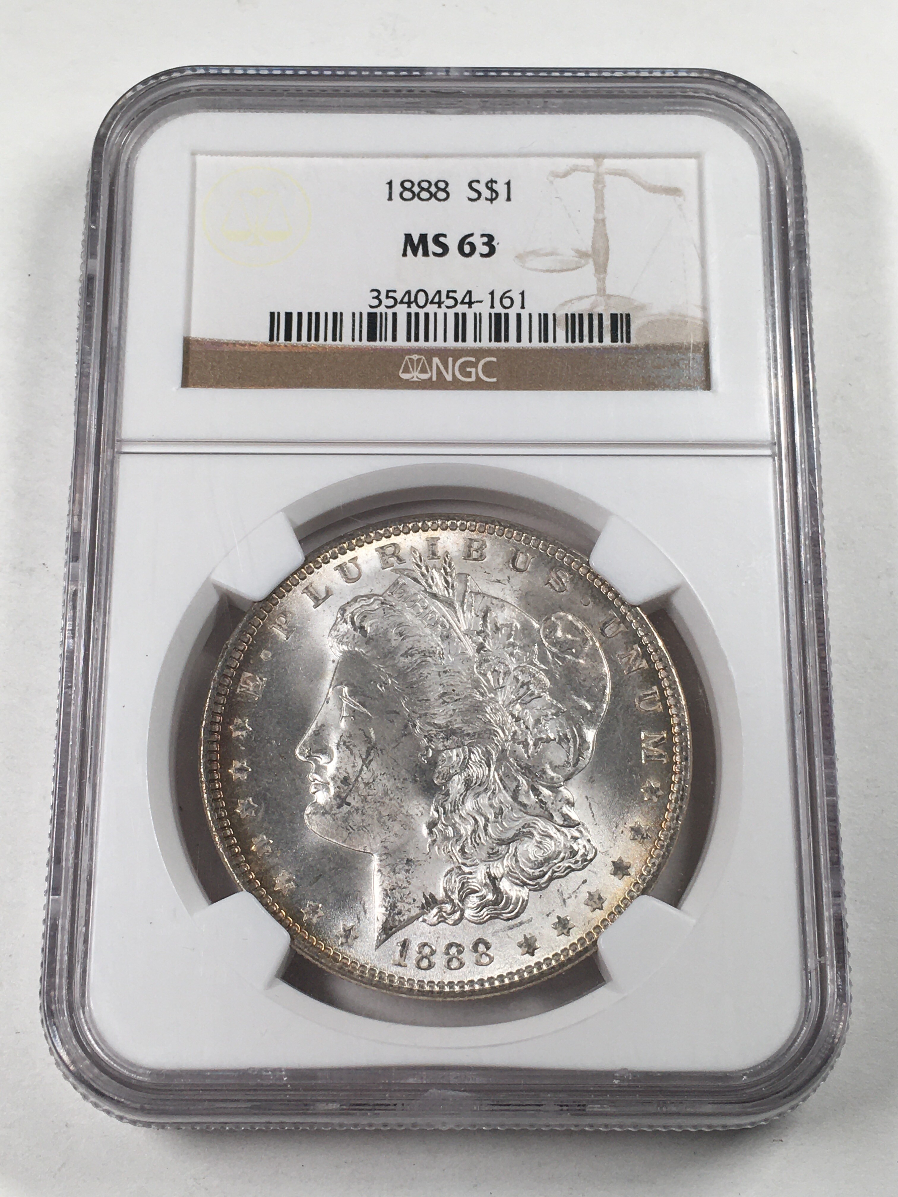 1888 Morgan Silver Dollar*Graded MS63 by NGC | Property Room