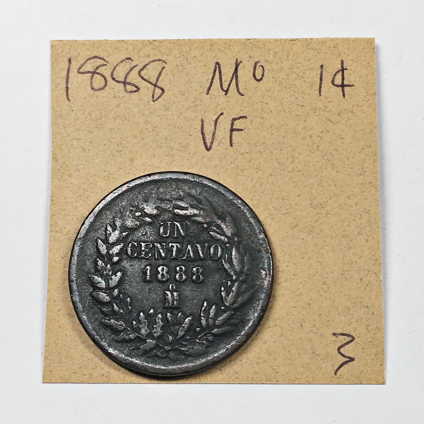 1888Mo Mexico One Centavo | Property Room